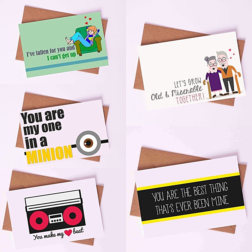 Buy/Send Pack of Romantic Love Cards Online- FNP