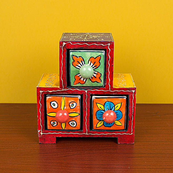 Buy/Send Vintage Trinket Drawers Set of 3 Online- FNP