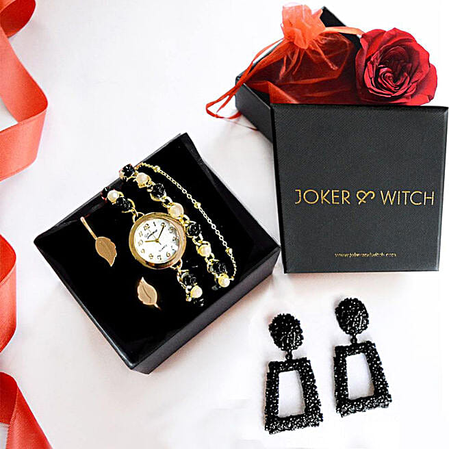 Buy/Send Gold & Black Love Stack Online- FNP