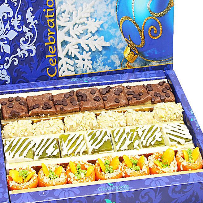 Buy/Send Delightful Assorted Sweet Box- 400 gms Online- FNP