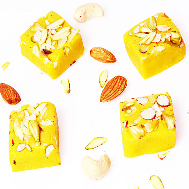 Buy/Send Kesar Mawa Barfi Box Online- FNP
