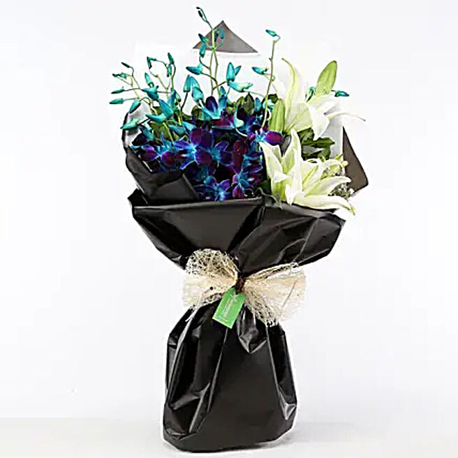 Buy/Send Elegant Mix Flower Bouquet Online- Ferns N Petals