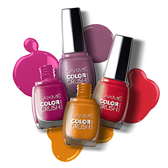 Buy/Send Lakme Color Crush Nail Paint Box Online- Ferns N Petals