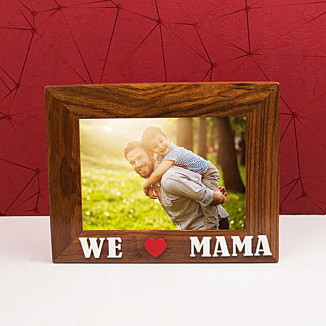 Buy/Send Personalised We Love Mama Photo Frame Online- FNP