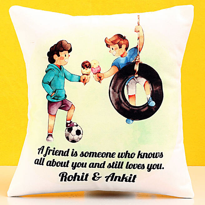 Buy/Send Personalised Cushion For Friendship Day Online- FNP