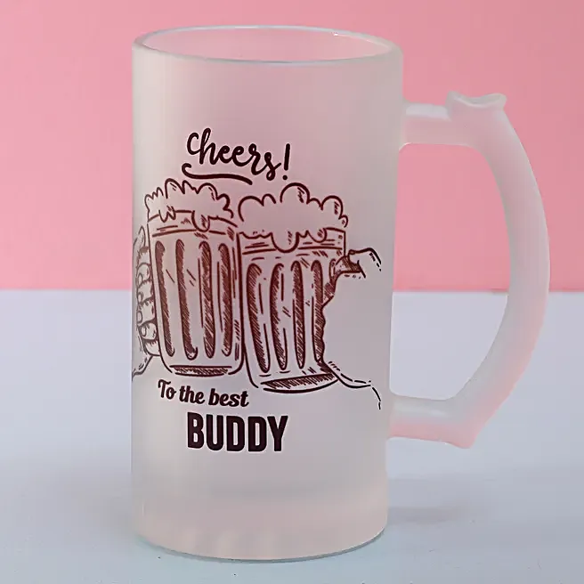 Buy/Send Cheers Buddy Frosted Beer Mug Online- FNP