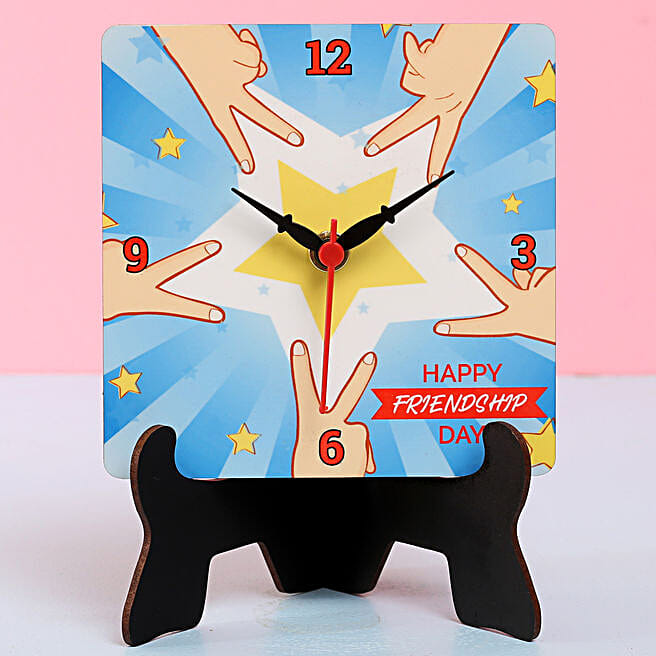 Buy/Send Friendship Day Star Table Clock Online- FNP