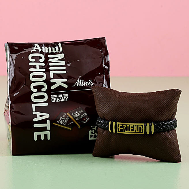 Buy/Send Amul Milk Mini Gables & Friendship Band Online- FNP