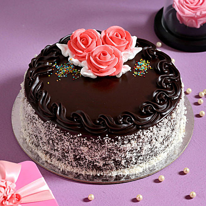 Buy/Send Rosy Chocolate Cream Cake Online- FNP