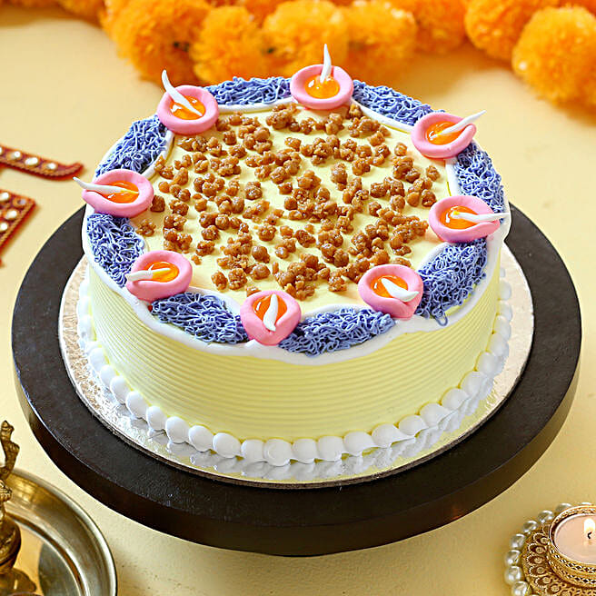 Buy/Send Diya Theme Butterscotch Cake Online- FNP