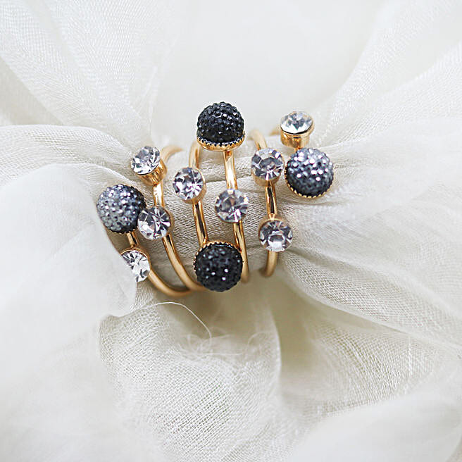 Buy/Send Sprinkle Grey Ring Online- FNP