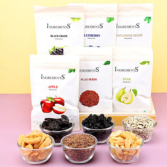 Buy/Send Seeds & Dehydrated Fruits Tray Online- FNP