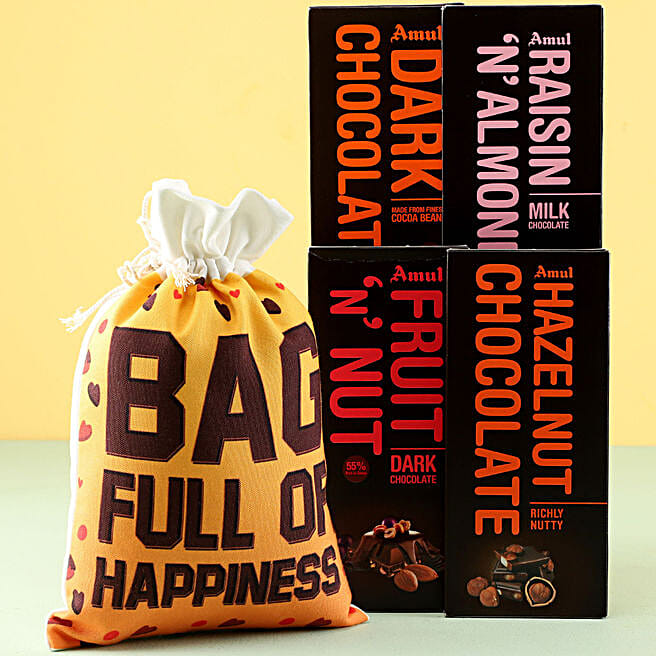 Buy/Send Flavorful Amul Chocolates Happiness Online- FNP