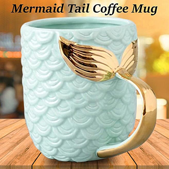 Buy/Send Mermaid Coffee Mug- Blue Online- FNP