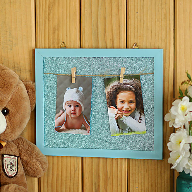 Buy/Send Classic Blue Border Photo Frame Online- FNP