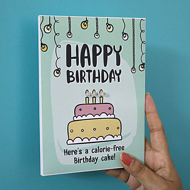 Buy/Send LED Birthday Card Online- Ferns N Petals