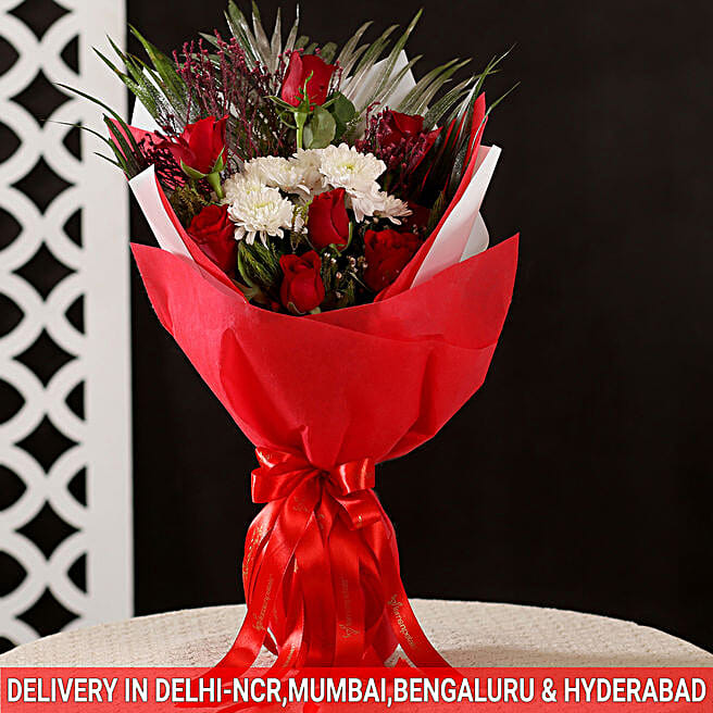 Buy/Send Elegant Flowers Bouquet Online- FNP