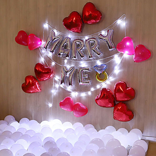 Buy/Send Marry Me Balloon Decor Online- Ferns N Petals