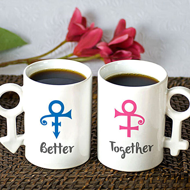 Buy/Send Better Together Personalised Mug Set Online- FNP