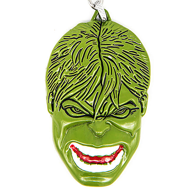 Buy/Send Hulk Angry Face Keychain Online- FNP