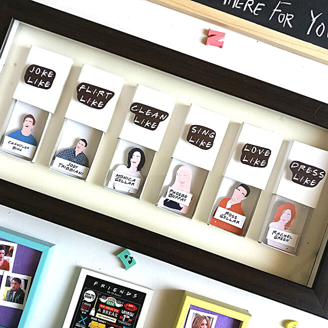 Buy/Send FRIENDS Matchbox Frame White Online- FNP