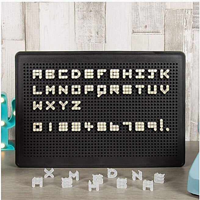Buy/Send LED Lighted DIY Notice Board Online- FNP