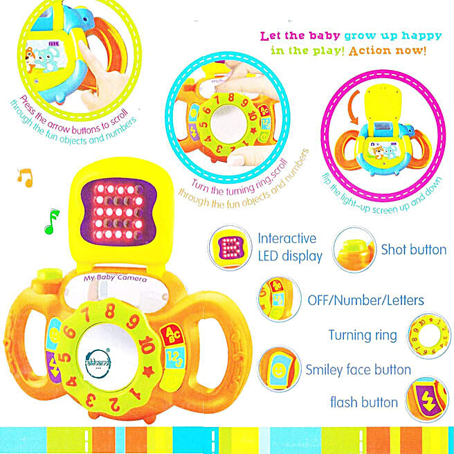 Buy/Send LED Baby Educational Camera Online- FNP