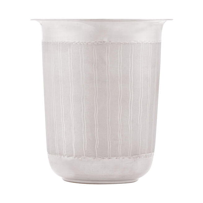 Buy/Send Silver Baby Glass Teddy Bear Design Online- FNP