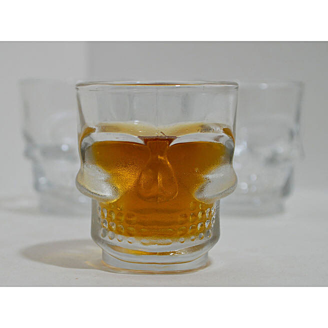 Buy/Send Skull Head Shot Glass Crystal Online- FNP