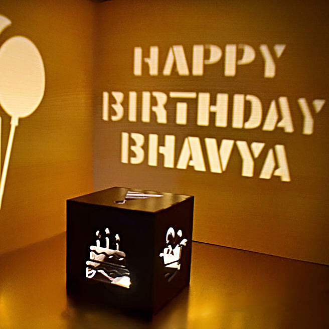 Buy/Send Happy Birthday Wooden Shadow Box Online- Ferns N Petals