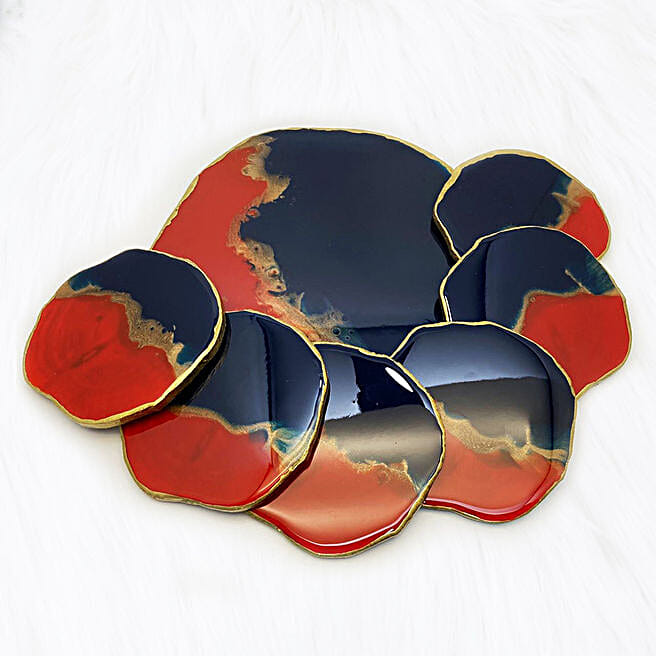 Buy/Send Rose Coaster Set Online- FNP