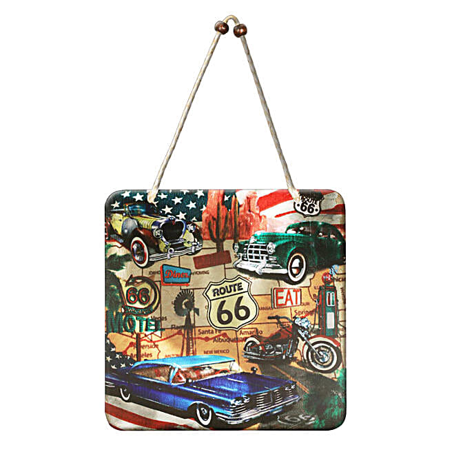 Buy/Send Route 66 Metal Plate Online- FNP