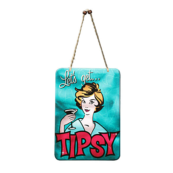 Buy/Send Tipsy Metal Plate Online- FNP