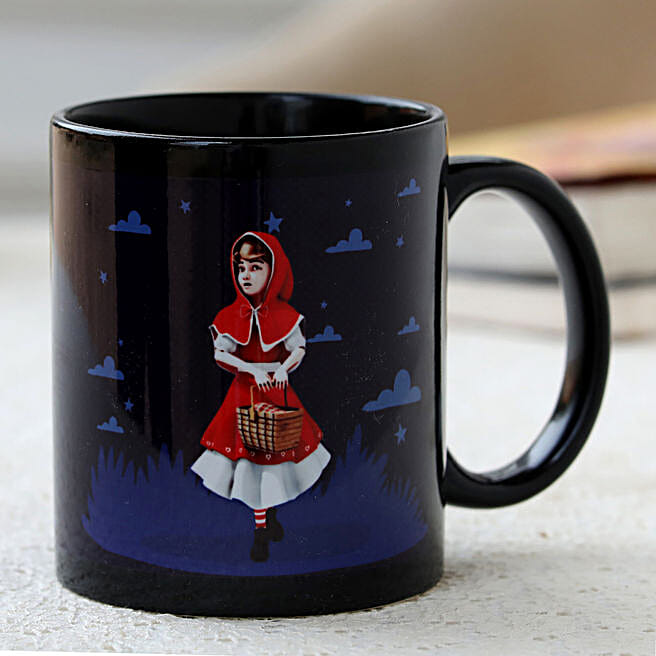 Buy/Send Red Riding Hood Black Mug Online- FNP