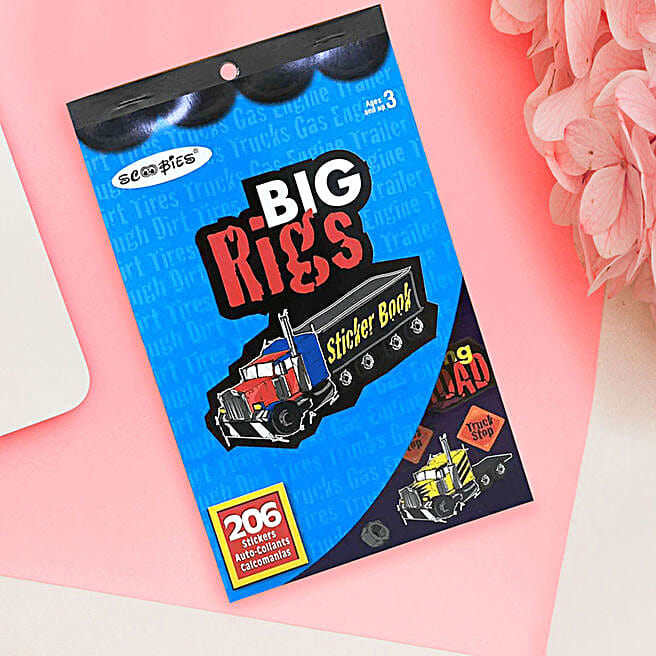 Buy/Send Big Rigs Stickerbook Online- FNP