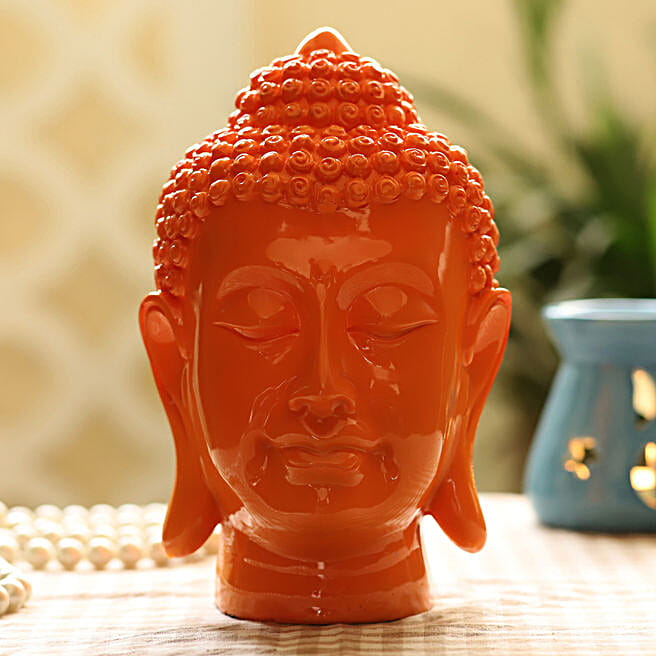 Buy/Send Shining Orange Buddha Idol Online- FNP