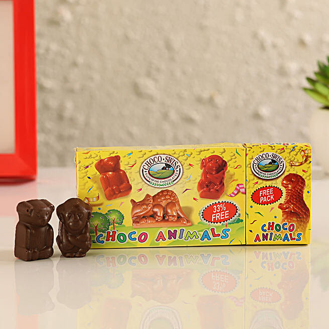 Buy/Send Choco Swiss Choco Animals Online- FNP