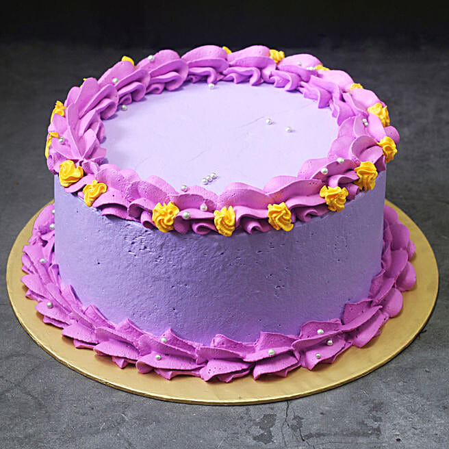 Buy/Send Purple Cream Vanilla Cake Online- FNP
