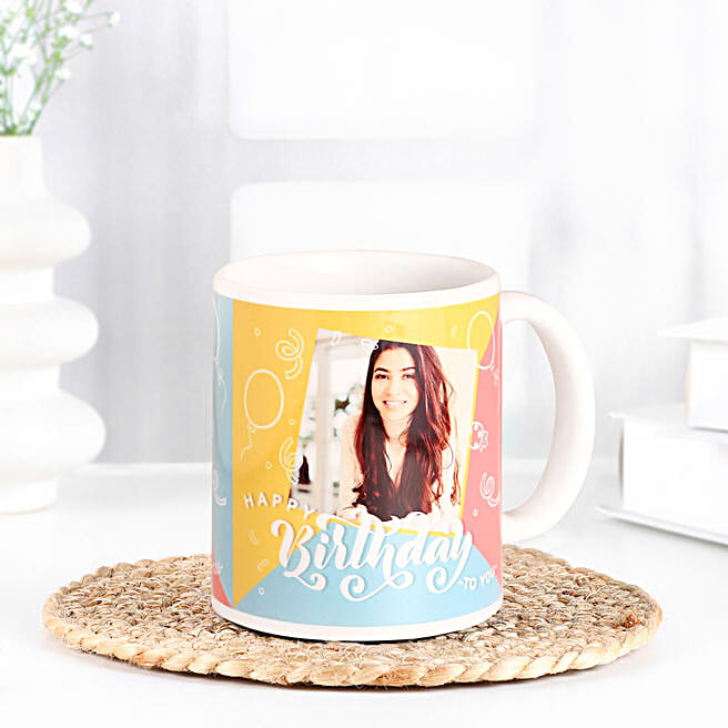 Buy/Send Personalised Birthday Girl Mug Online- Ferns N Petals