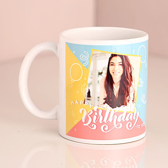 Buy/Send Personalised Birthday Girl Mug Online- Ferns N Petals