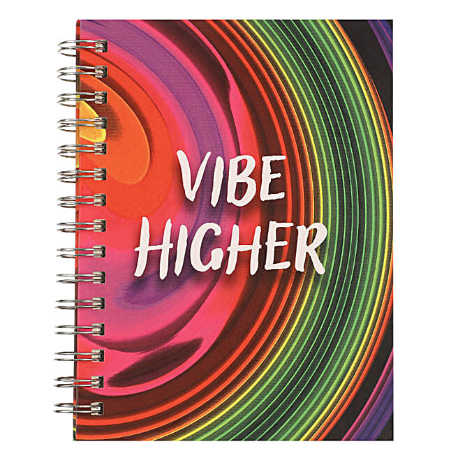 Buy/Send Vibe Higher Spiral Notebook Online- FNP