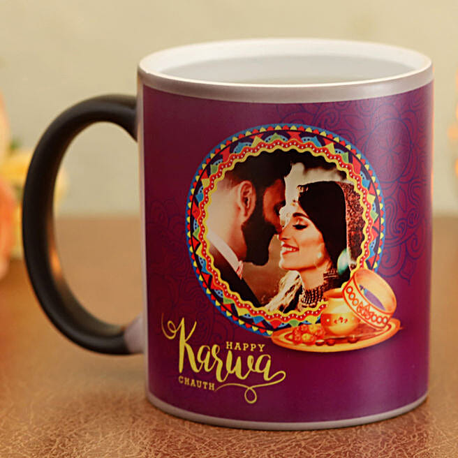 Buy/Send Personalised Karwa Chauth Magic Mug Online- FNP