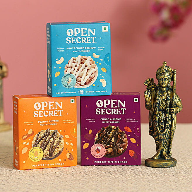 Buy/Send Antique Ram Idol & Cookies Combo Online- FNP