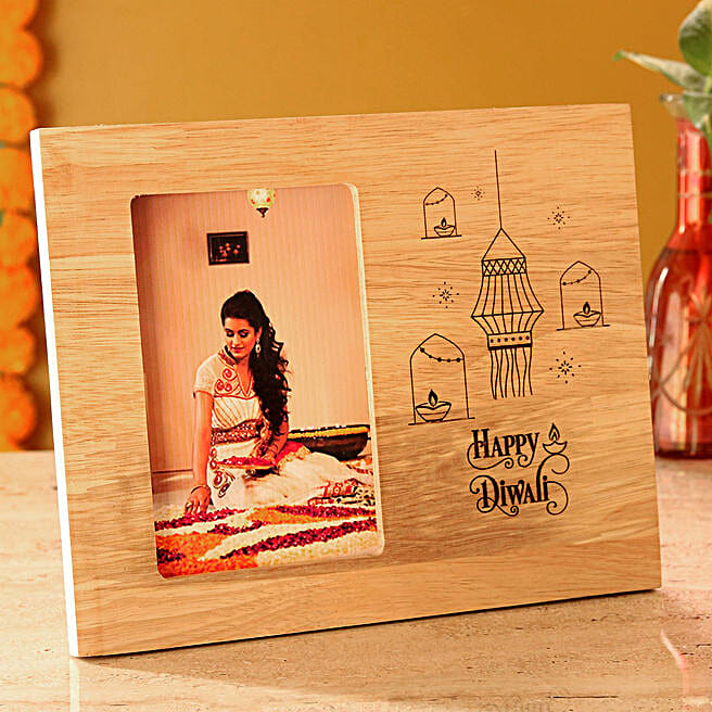 Buy/Send Diwali Special Personalised Photo Frame Online- FNP