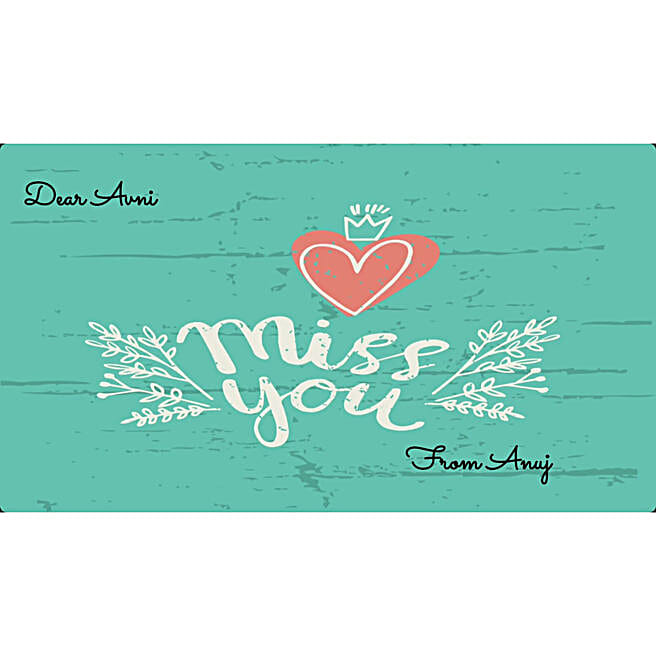 Buy/Send Miss Her So Much Personalised Video Online- FNP