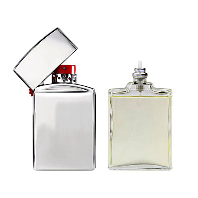 Buy/Send Zippo Original Set- Perfume & Refill Online- FNP