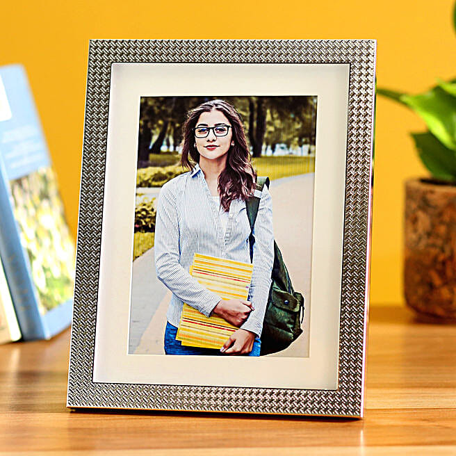 Buy/Send Personalised Designer Double Border Photo Frame Online- FNP