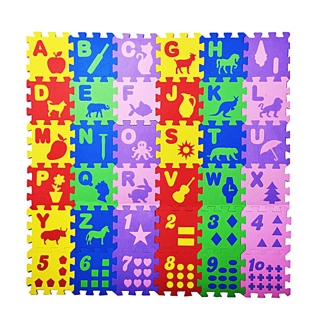 Buy/Send Educational Eva Foam Interlocking Puzzle Play Set Online- FNP