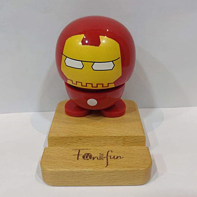 Buy/Send Baby Superhero Bobble Phone Stand - Iron Man Online- FNP