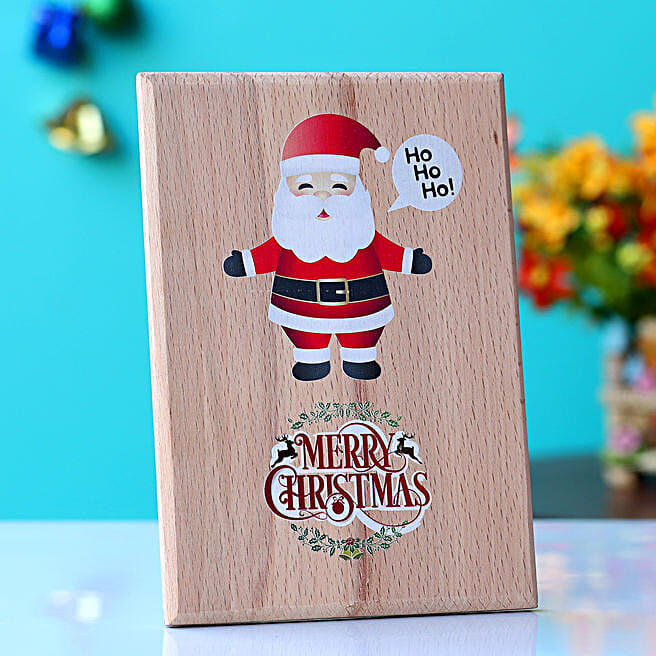 Buy/Send Merry Christmas Wooden Plaque Online- FNP